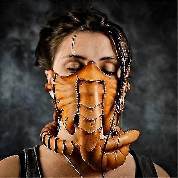 Mask Facehugger Costume Facehugger Face Mask Face Hugger Costume Horror ...
