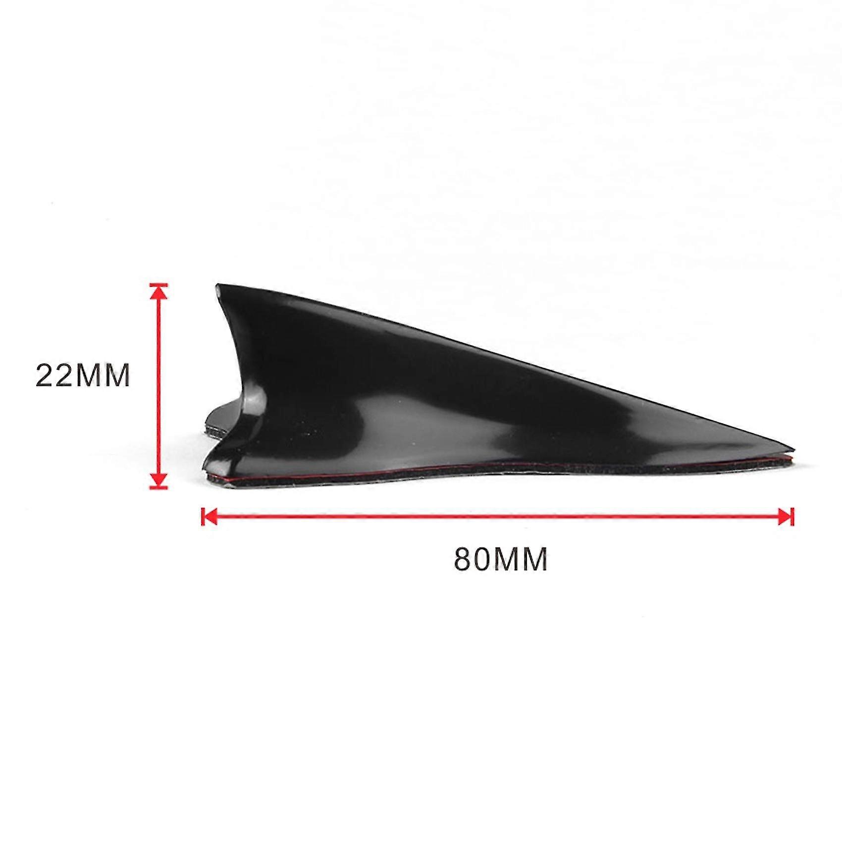 10pcs Car Rear Roof Shark Fin Spoiler Shark Diffuser Vortex Generator ...