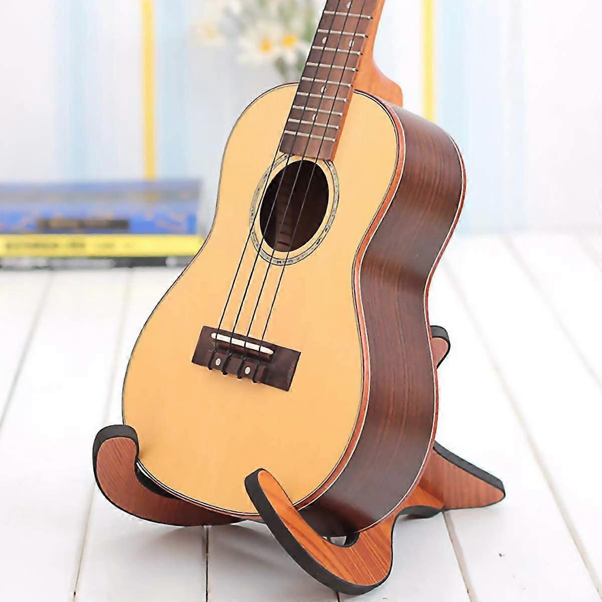 Ukulele Stand, Universal Portable Detachable Wooden Stand, Foldable ...