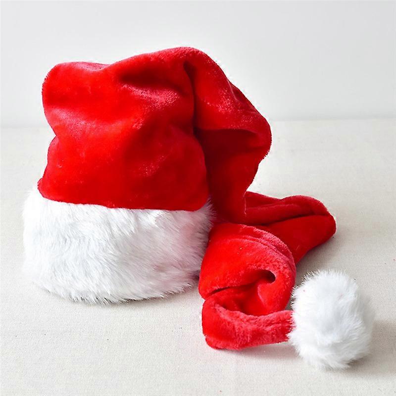MIMIGO Super Long Santa Hat,Novelty Christmas Hat with Comfort Lining ...
