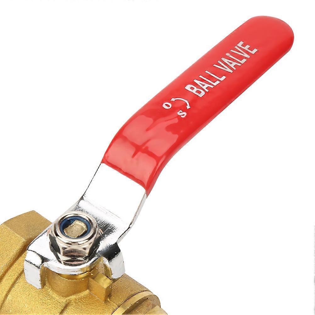 Level Handle Brass Pipe Ball Valve Male and Female Thread 1"BSP DN25 ...