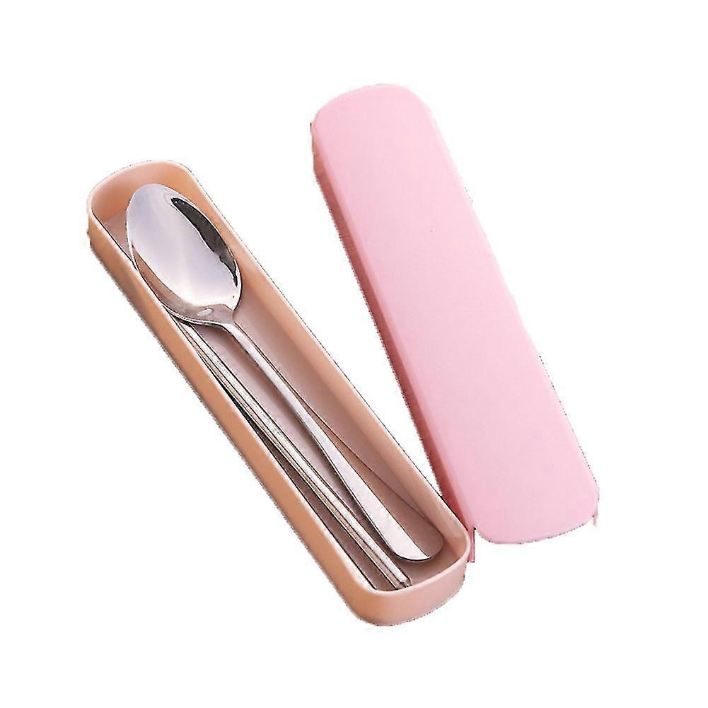 Portable Travel Stainless Steel Spoon Chopsticks Cutlery Set with Carry ...