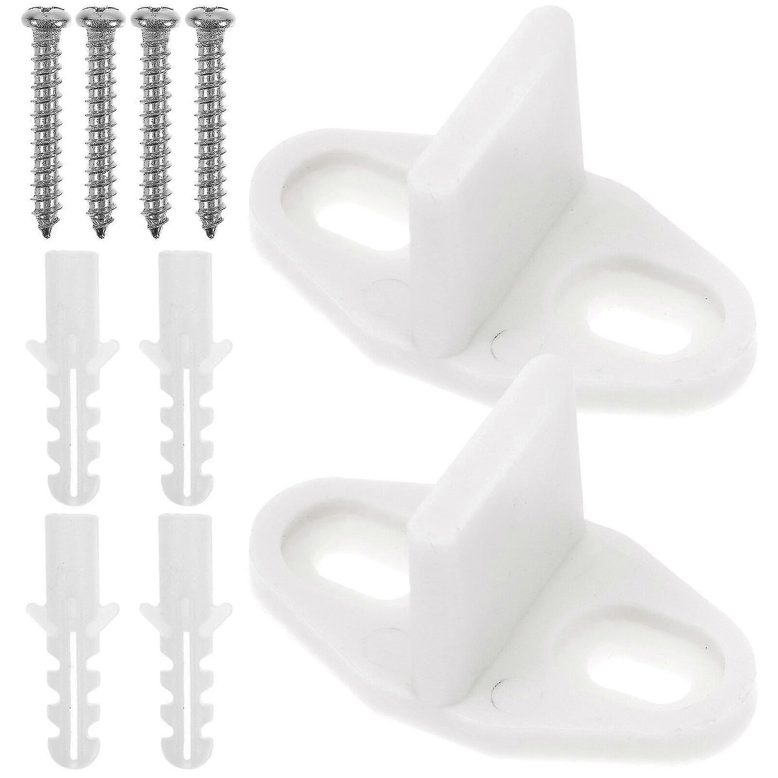 2pcs Barn Door Guide Barn Door Floor Track Stopper Floor Guide Stop ...