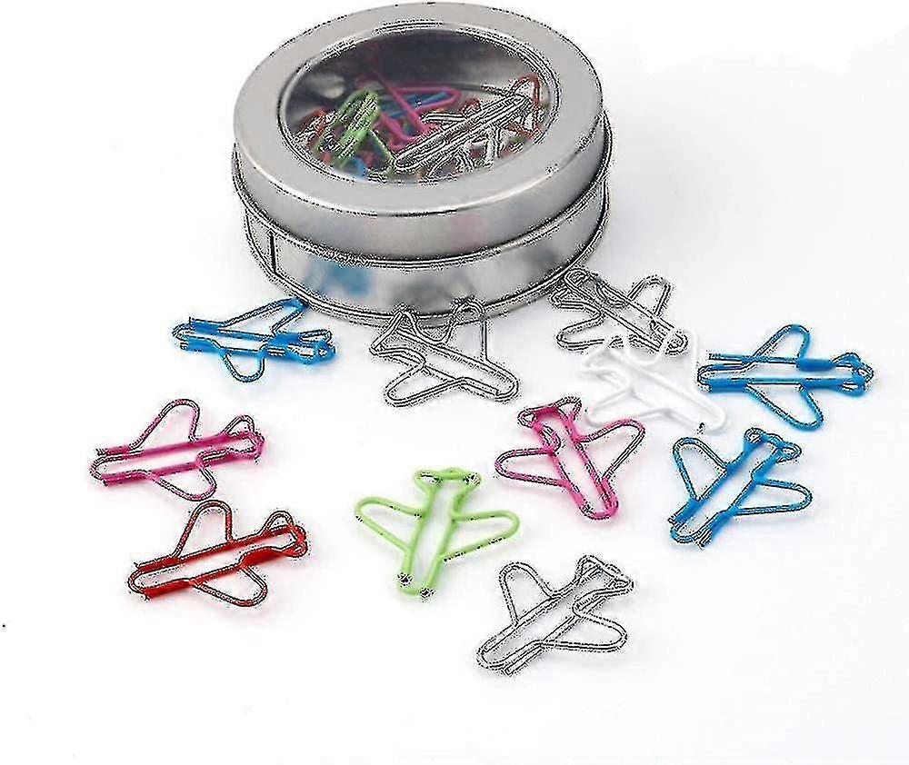 Paper Clips Airplane Paper Clips Cute Airplane Shape Paper Clips ...