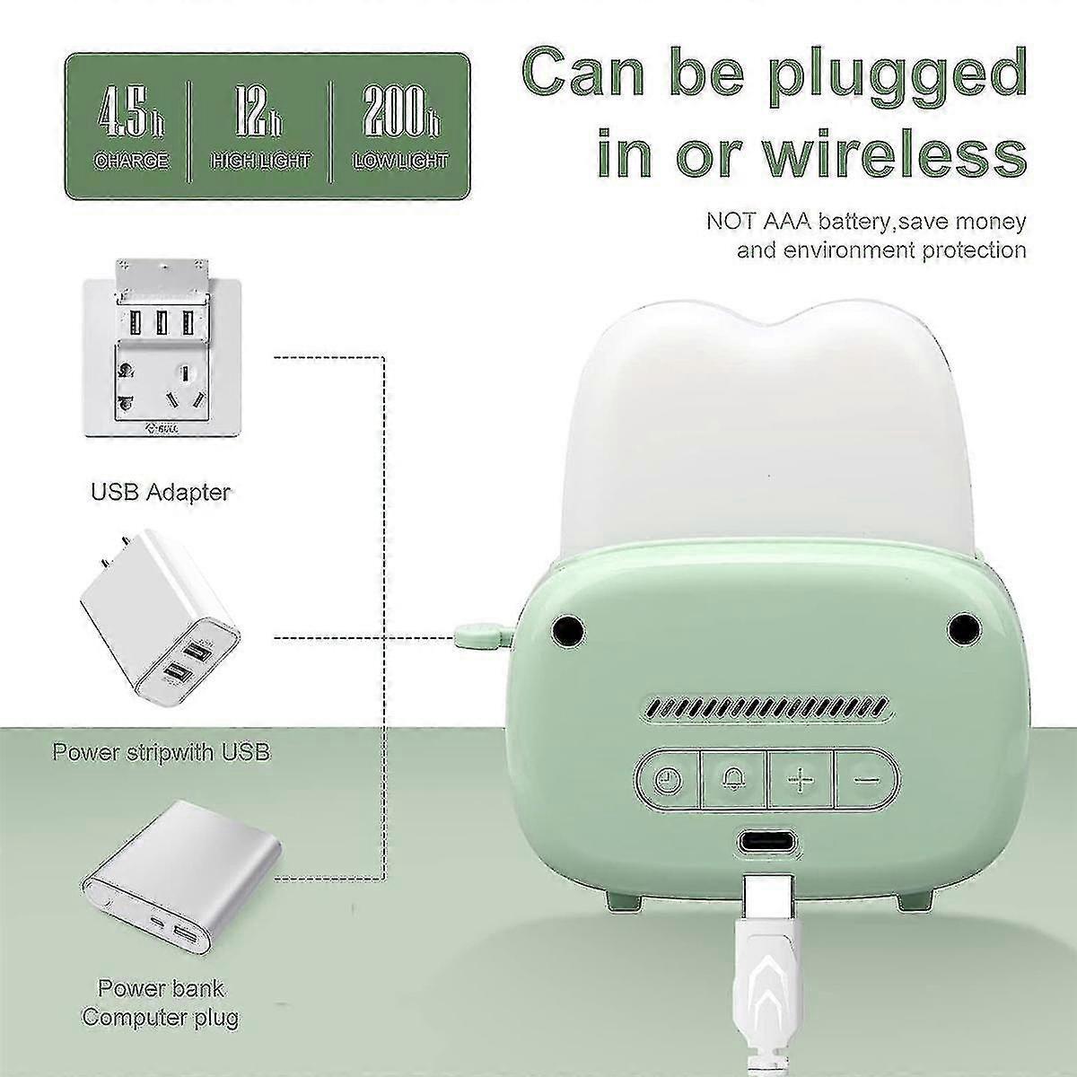 Timer Clock Toaster Lamp,cute Night Light With Time Management Tool And ...