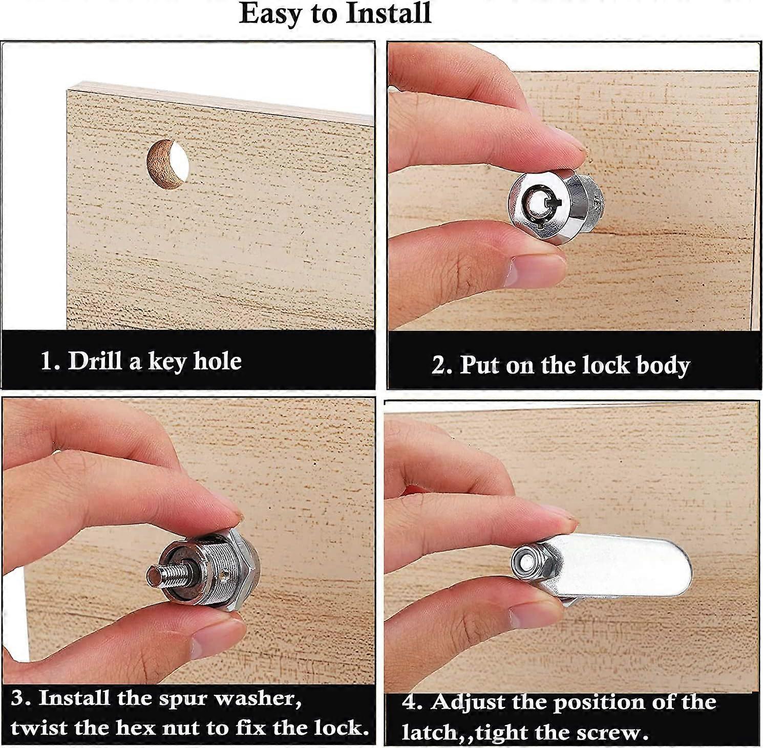 Threaded Tubular Cam Lock, Cylinder Lock Mailbox Barrel Security Lock ...