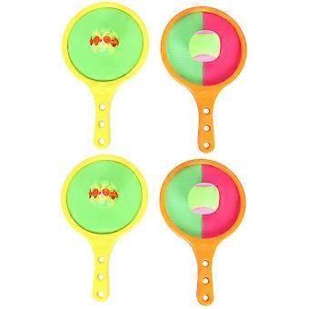 2 Sets Paddle Toss and Catch Ball Set Disc Paddles and Toss Ball Sports ...