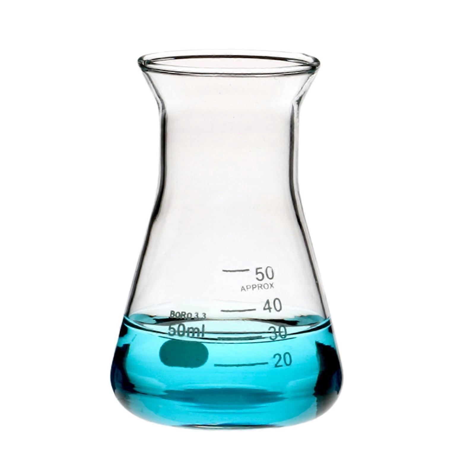High Temperature Resistant Multiple Flared Open Lab Conical Flask with ...