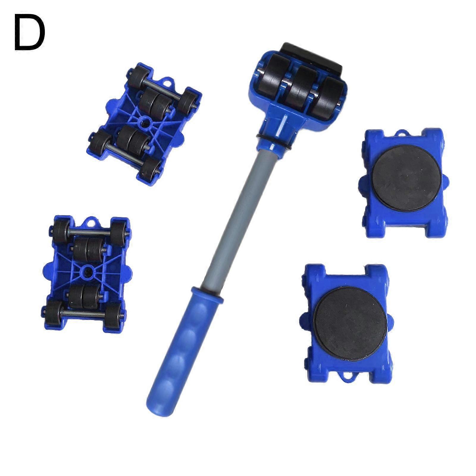 4 New Heavy Duty Furniture Lifter Wheels Transport Tool Move Roller ...