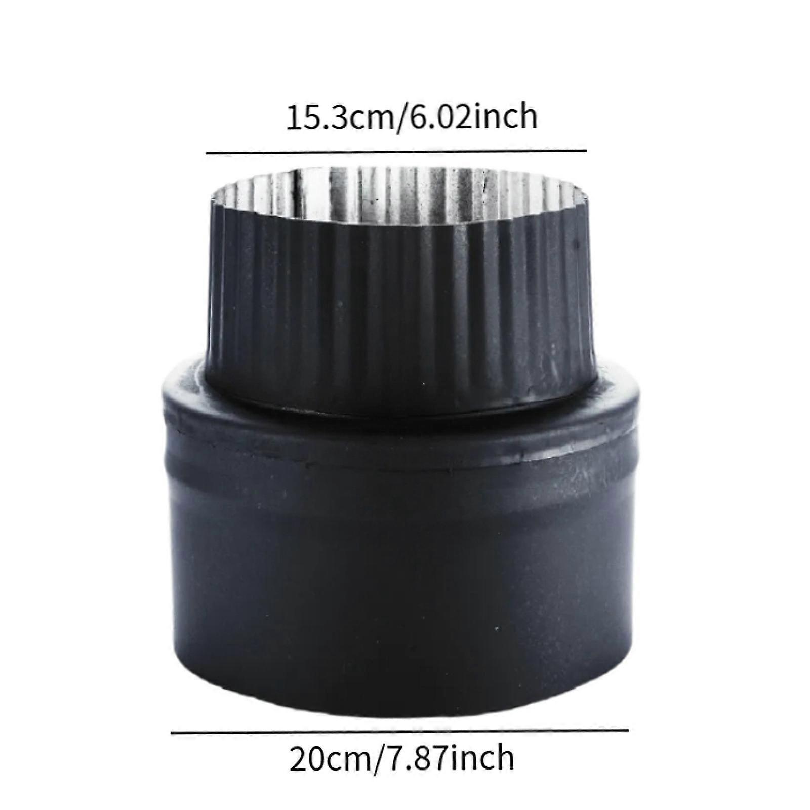 Flue Adapter Joiner Stainless Steel Fireplace Accessory Chimney ...