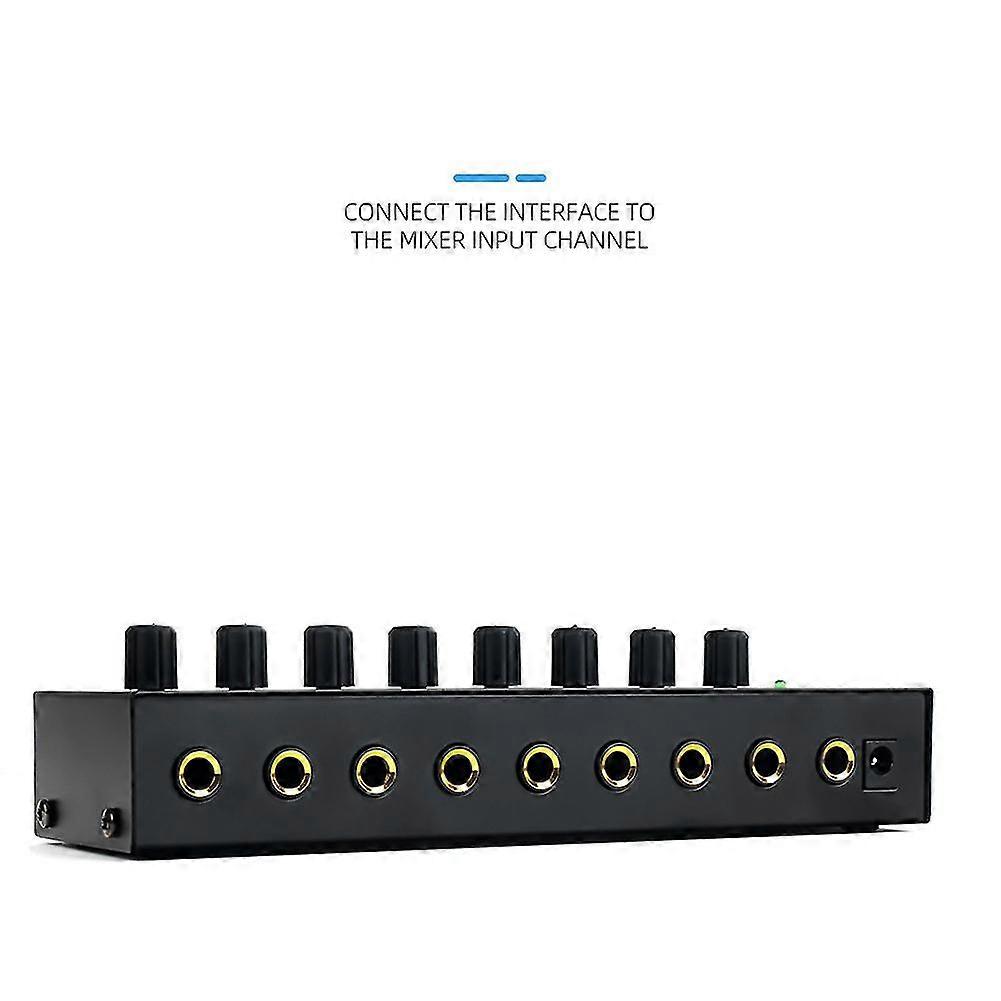 Ha800 Ultra-compact 8 Channel Headphone Audio Stereo Amp Microamp ...