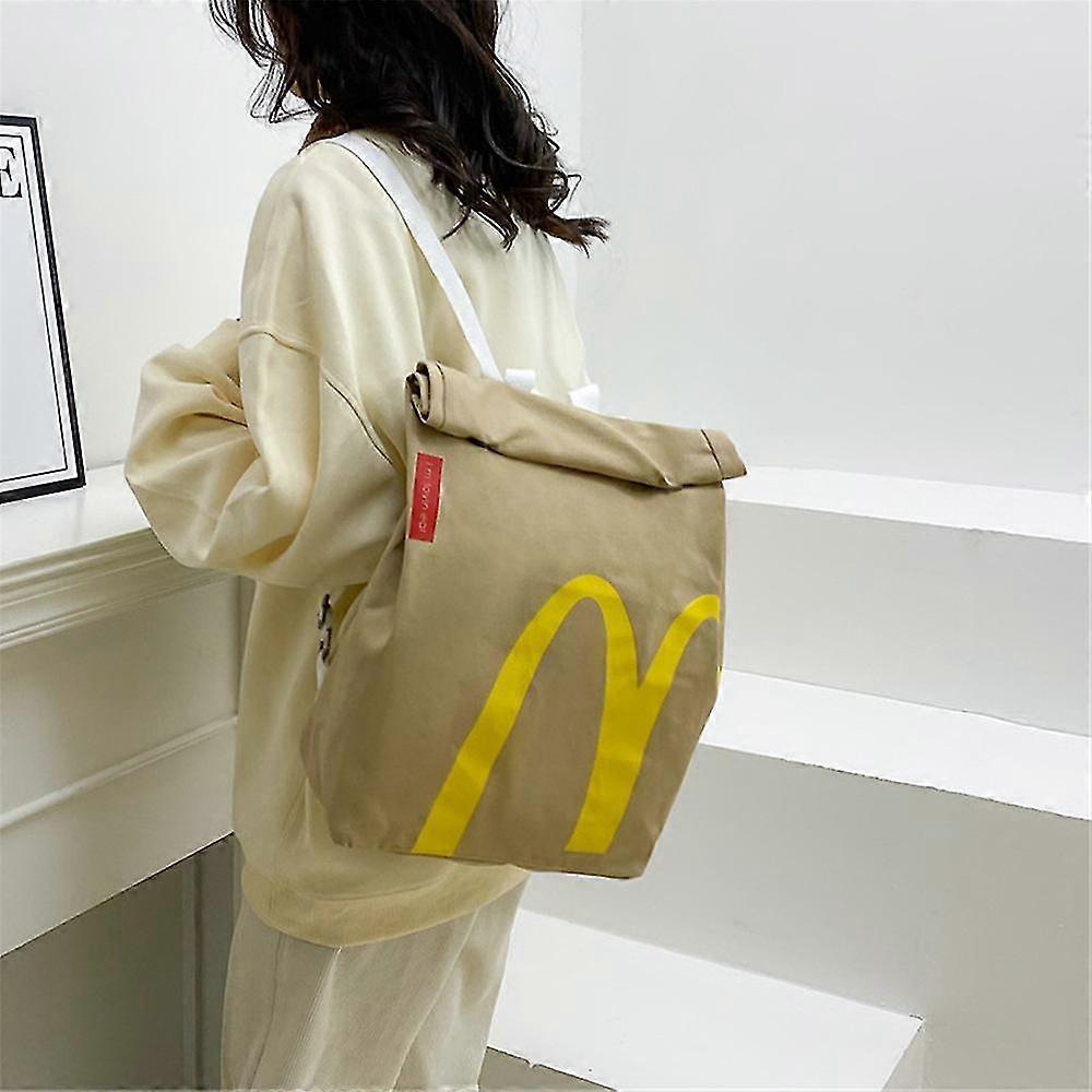Realistic Mcdonalds Backpack/Messenger Side Bag - Large Capacity Fast ...