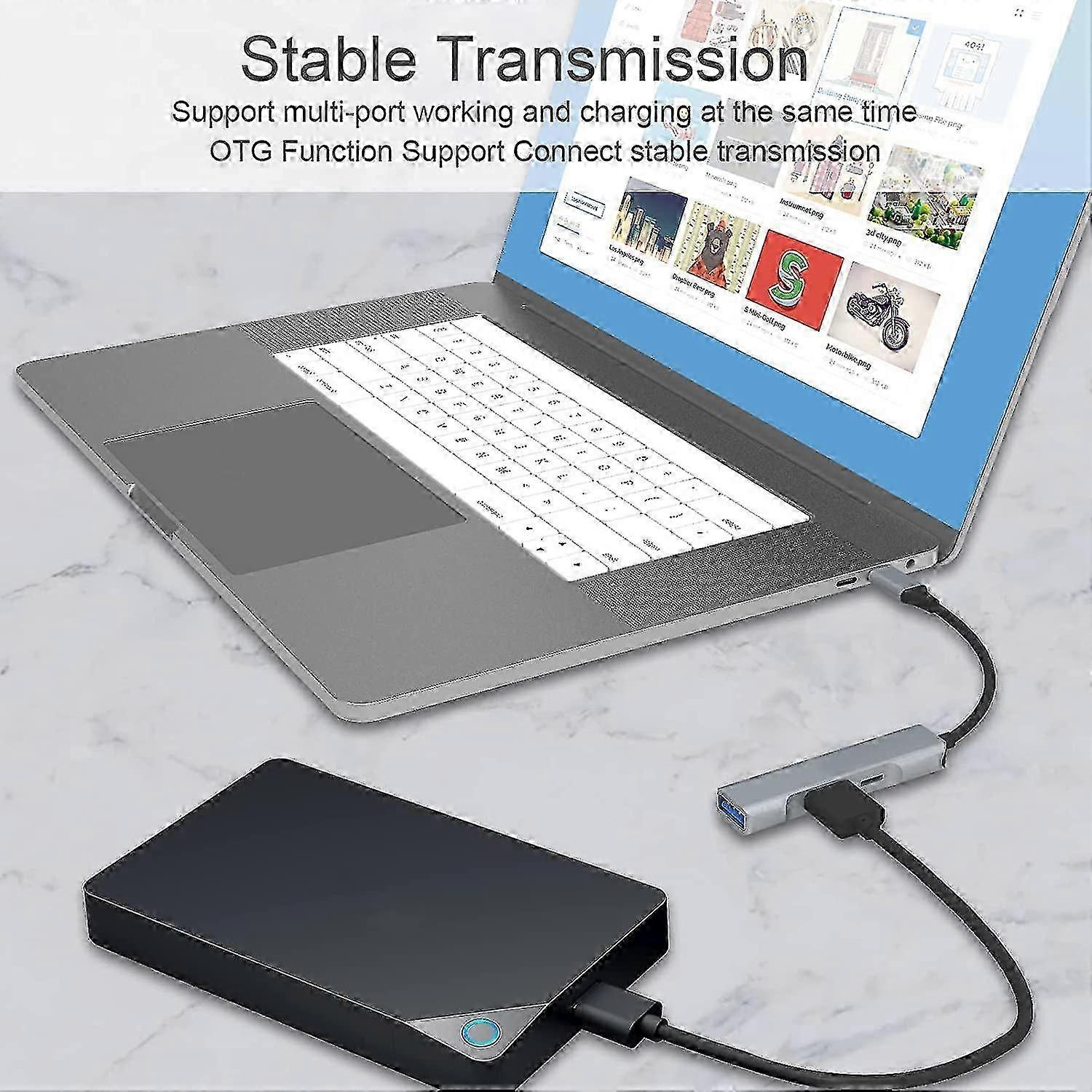 3-in-1 Lightning To Usb Otg Hub With 2 Usb 3.0 Port And Fast Charging ...