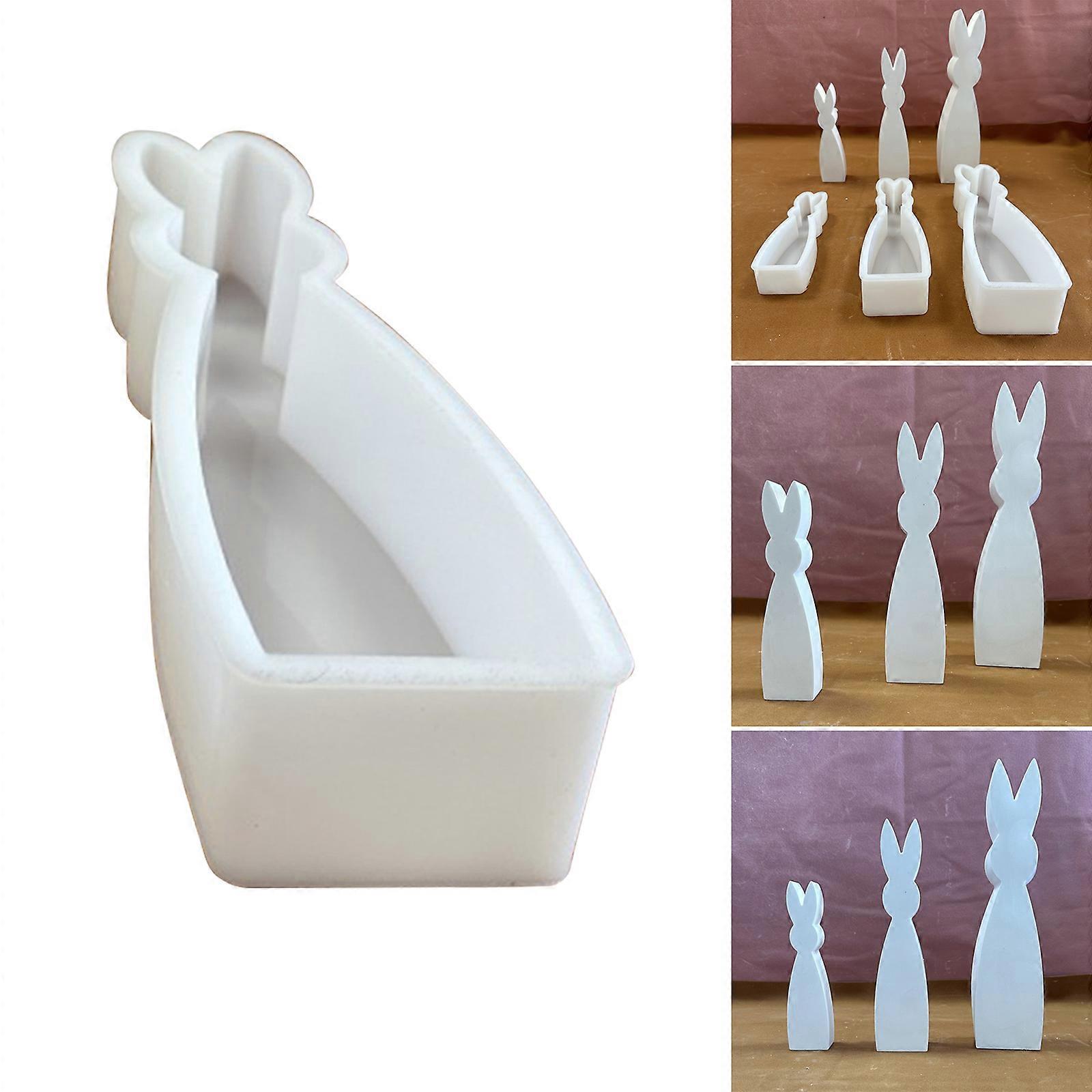 Easter Rabbit Resin Mold 3D Bunnies Resin Mold for DIY Easter ...