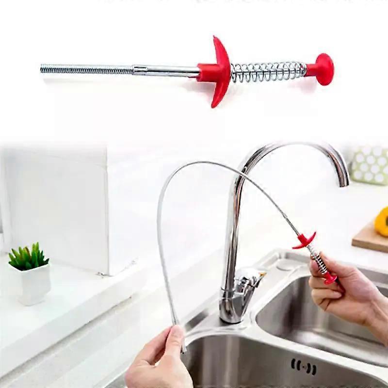 Pipe Dredging Tools Sink Cleaner Sewer Kitchen Drain Snake Spring Pipe ...