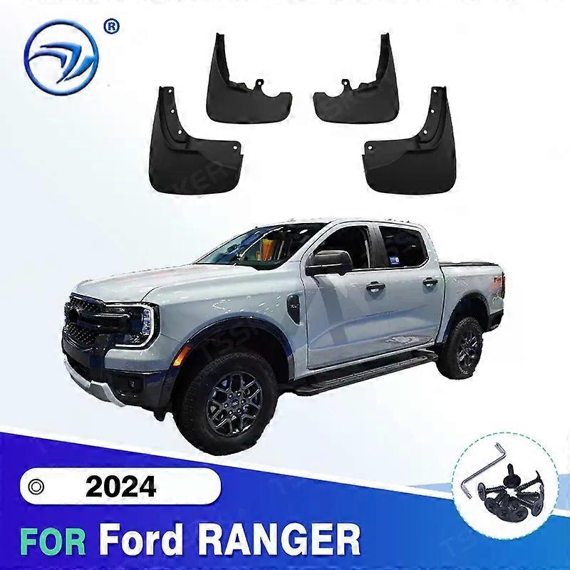 Exquisite Car Mud Flaps For Ford RANGER 2024 Fender Mudguard Mud Flaps ...