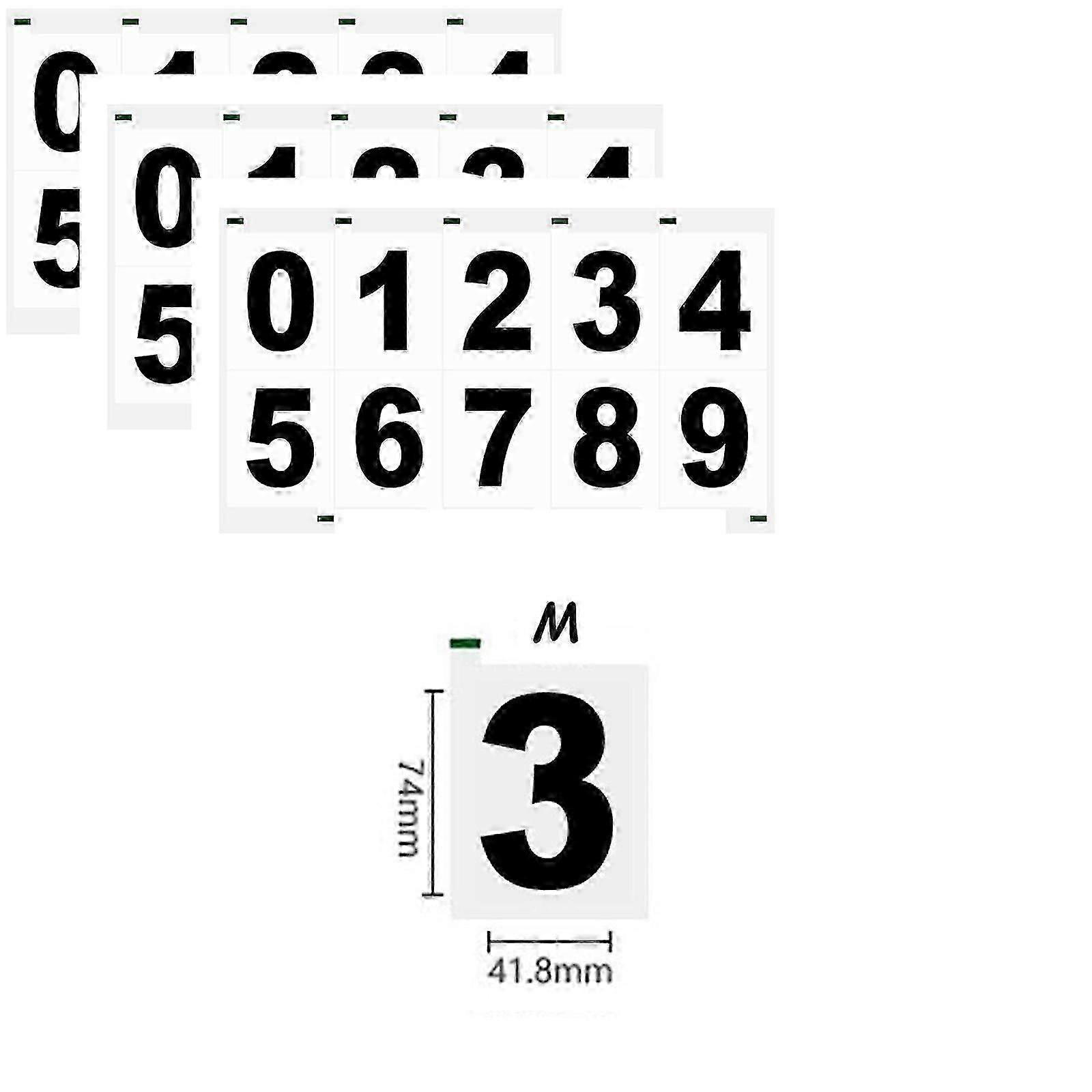 3pc Nanofilm Invisible License Sticker Vanish Plates Digital License ...