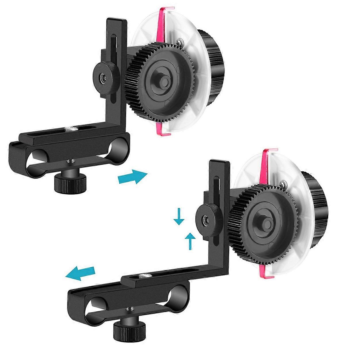 2X VD-F0 Camera Follow Focus 15MM Follow Focus with Gear Ring Belt for ...