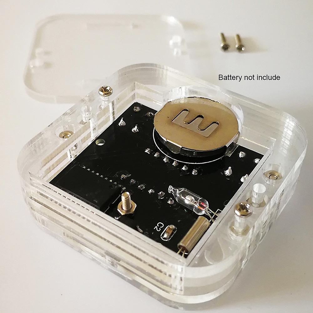 Diy electronic kit digital watch making project parts shake clock ...