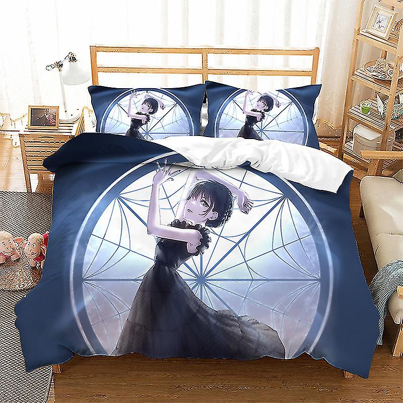 New Wednesday Addams Bedding Set Quilt Cover Pillowcase Things Hands ...