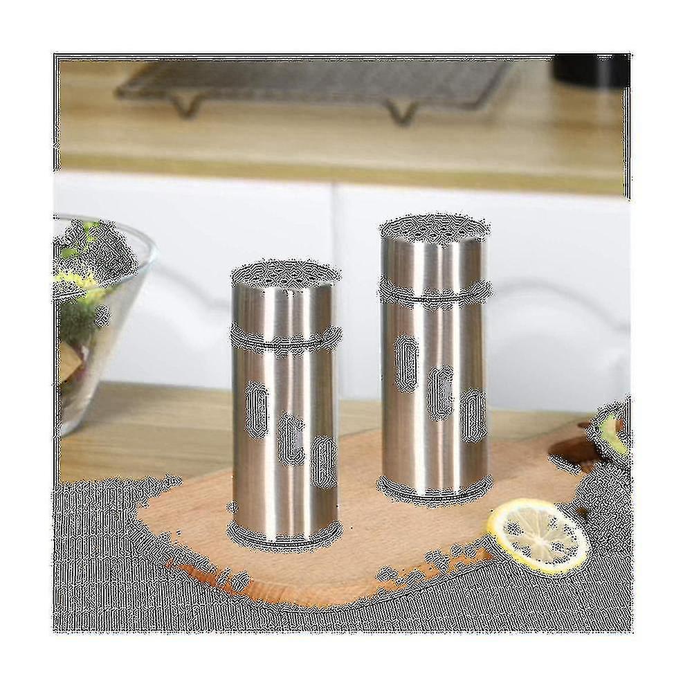 3pcs Salt And Pepper Shakers, Stainless Steel Spice Shaker, Shaker ...