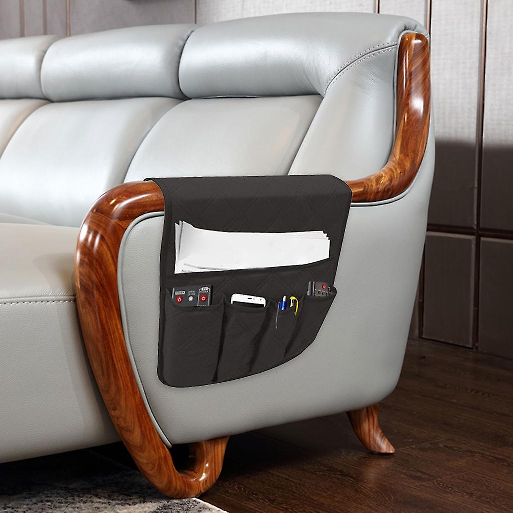 Sofa Armchair Pocket Remote Control Holder 5 Pockets Organizer Recliner ...