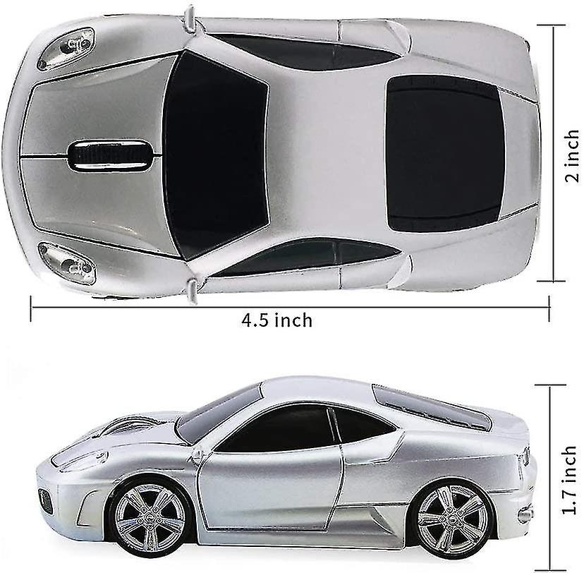 Car Wireless Mouse Ergonomic Optical Mice Usb 2.4g Mini Receiver For ...
