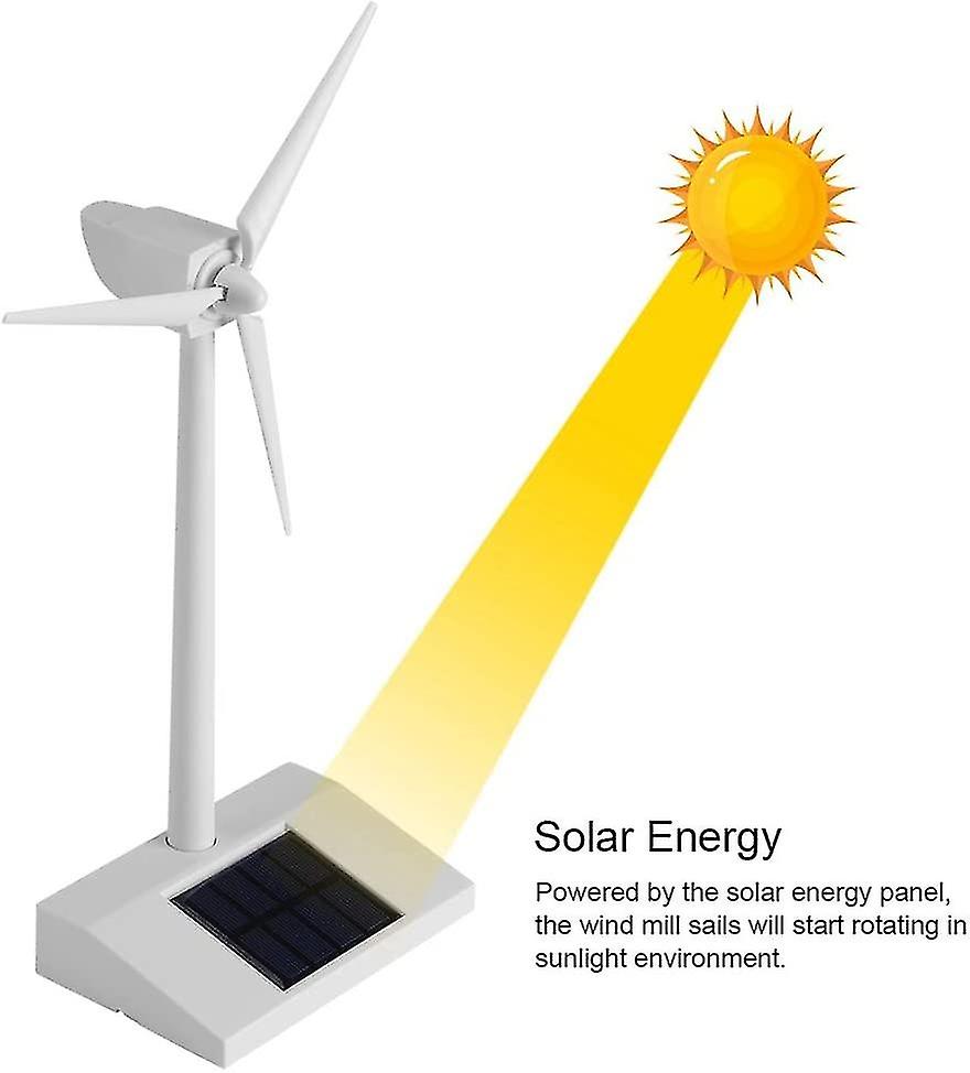 Kuuleyn Solar Wind Toy, Mini Solar Power Windmill Toy Kids Children ...