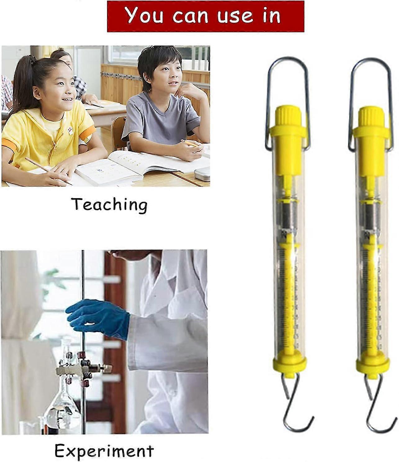 2pcs Spring Scale, Dynamometric Spring Scale, Newton Force Meter Scale ...