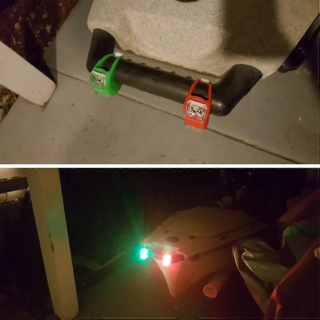 PIAO Battery Operated Kayak Navigation Lights, Marine Led Boat Lights ...