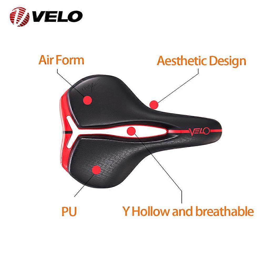 Velo Vl-6319 Unisex Läder Mountainbike Landsväg Touring MTB Cykelsadel ...
