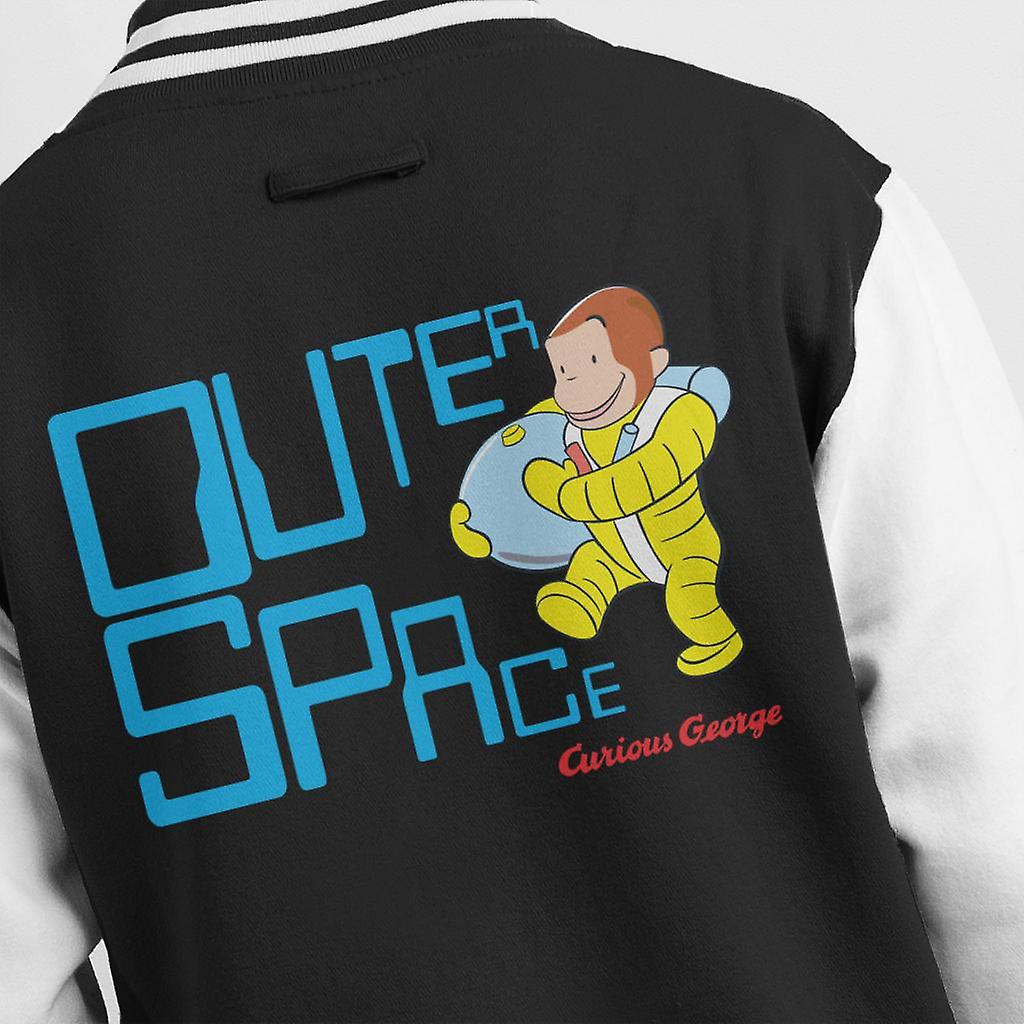 Curious George Outer Space Men's Varsity Jacket | Fruugo US