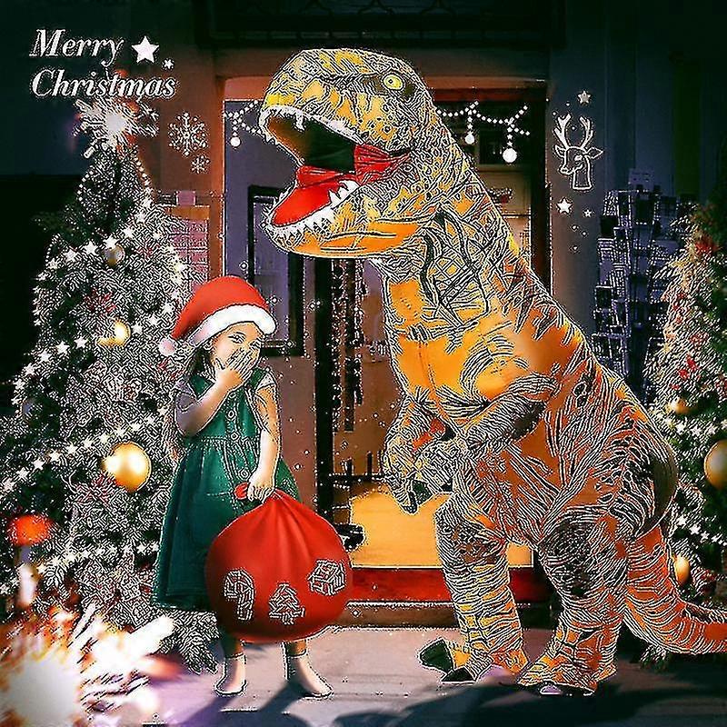 Hot T-rex Dinosaur Uppblåsbar Kostym Purim Halloween Party Fancy Suits ...