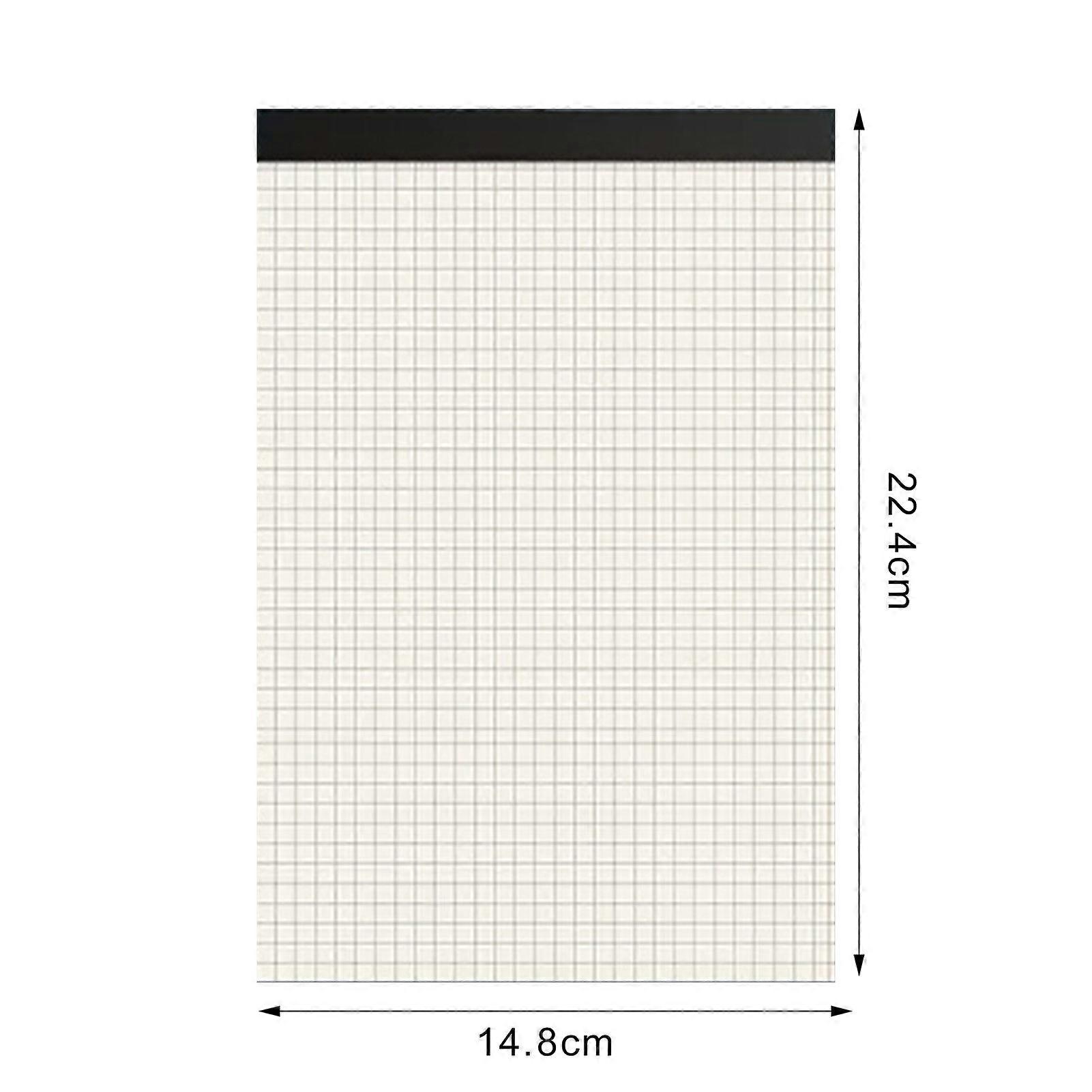 Grid Paper Pad 80 Sheets Easy Tear Off Quadrille Grid Notebook A5/B5/A4 ...