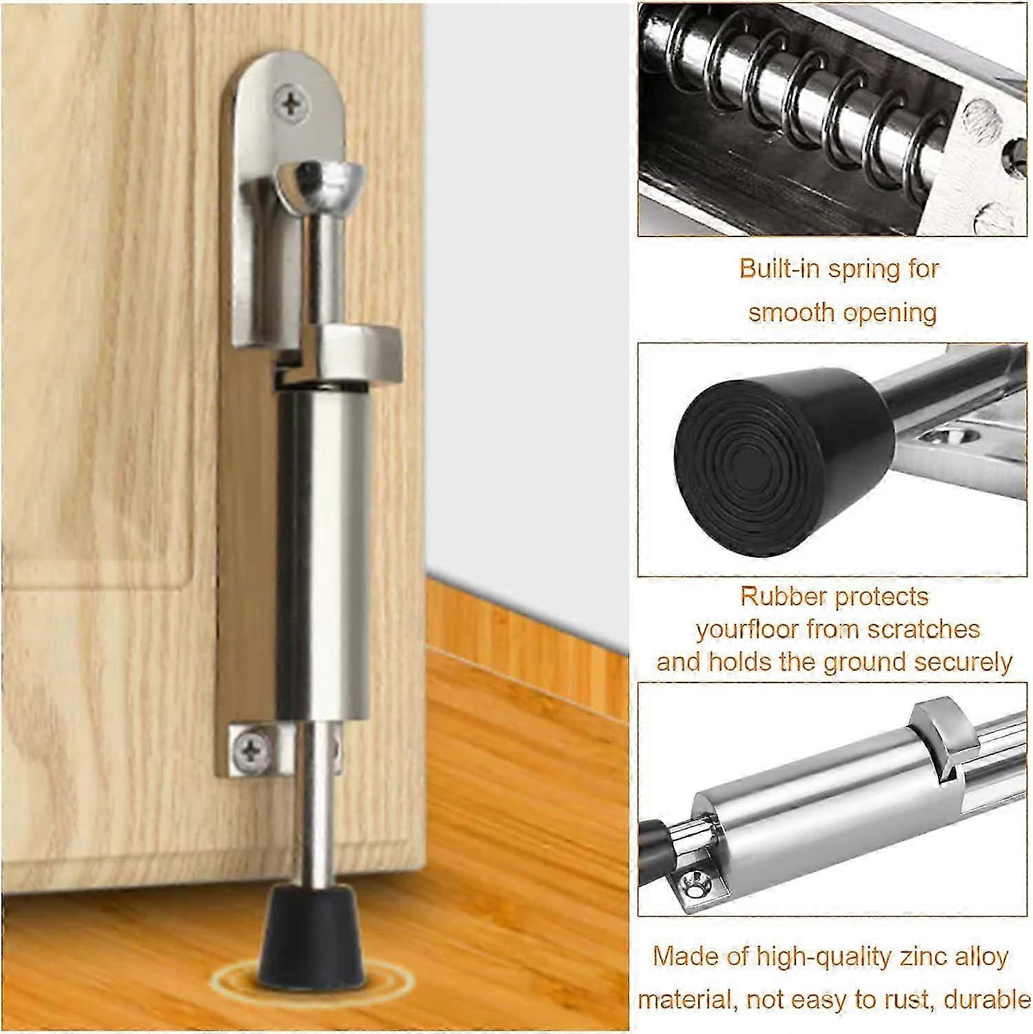 Metal Door Stop with Foot Control, Floor Door Stop, Door Stop, Door ...