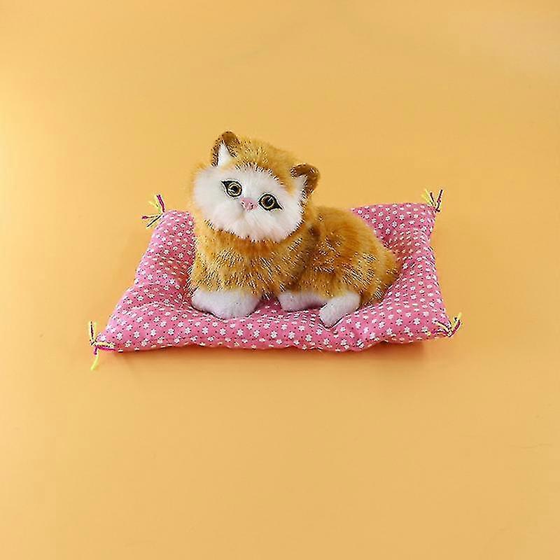 1Pcs Realistic Kitten Cat Simulation Stuffed Living Animal Plush Toy ...