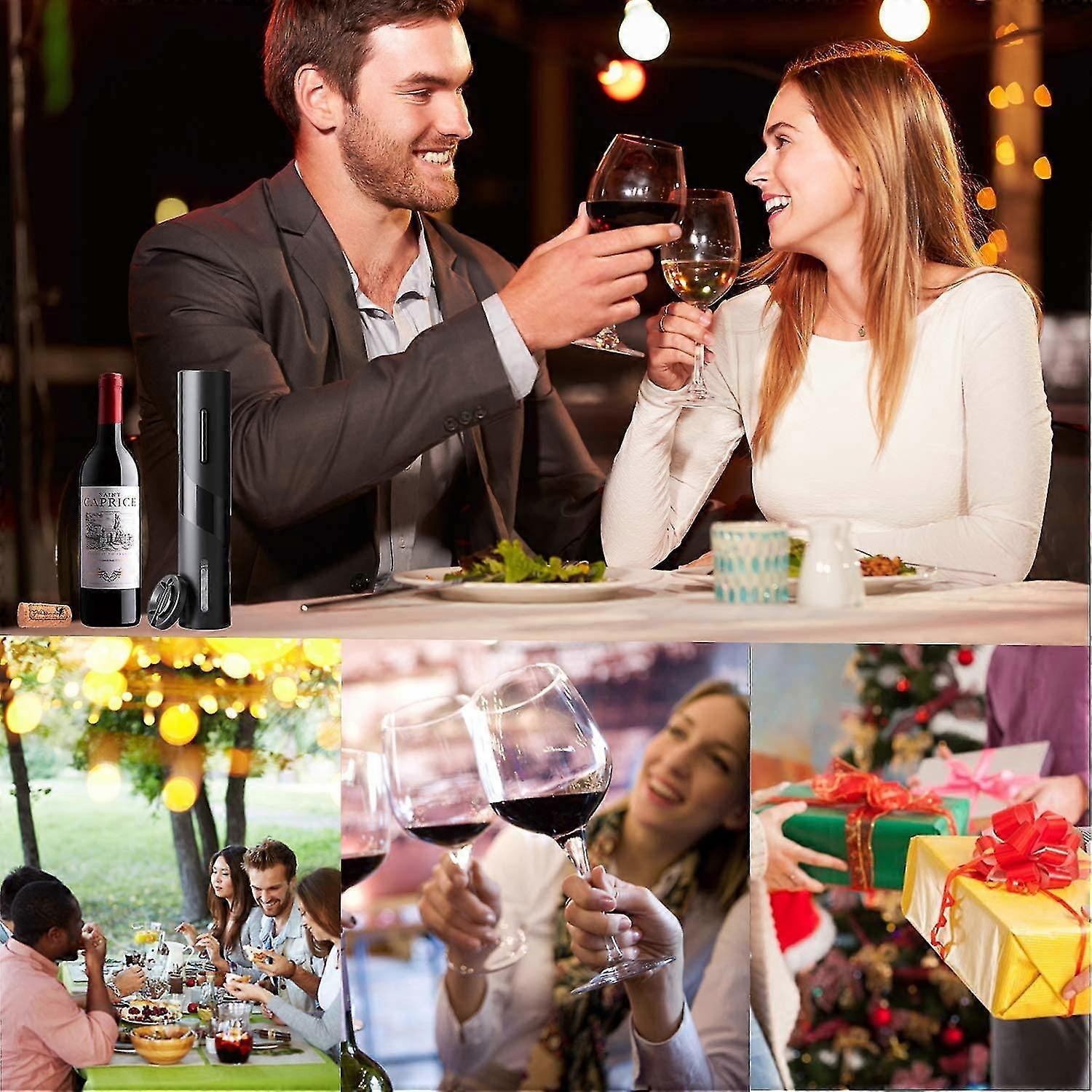 Electric Corkscrew, Professional Wireless Wine Bottle Opener Automatic ...