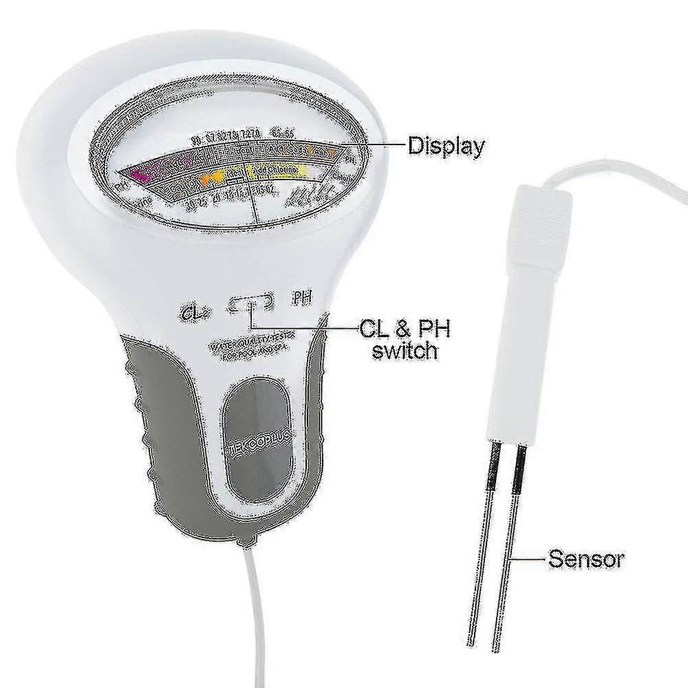 Water Quality Analyzer, Digital Chlorine And Ph Cl2 Tester Compitiabe ...