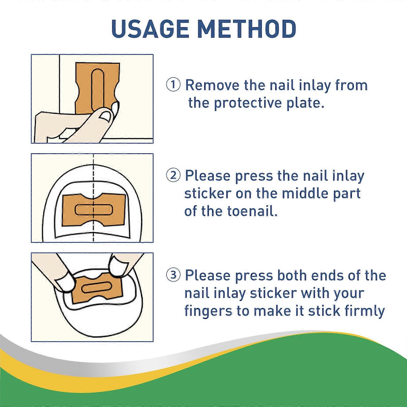 Nail Patches, Correction Patches Easy Patches for Toe Nails, Ingrown ...