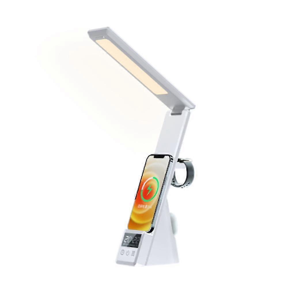 Led Desk Lamp 3 In 1 Table Lamp 3 Dimable Level Fast Qi Wireless ...