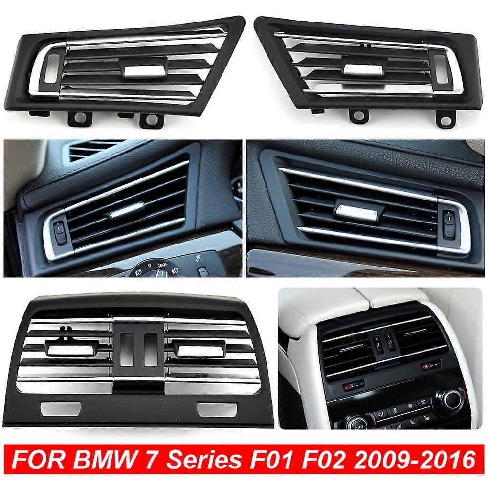 Car Interior Full Chrome Console Central Fresh Air Conditioner AC Vent ...