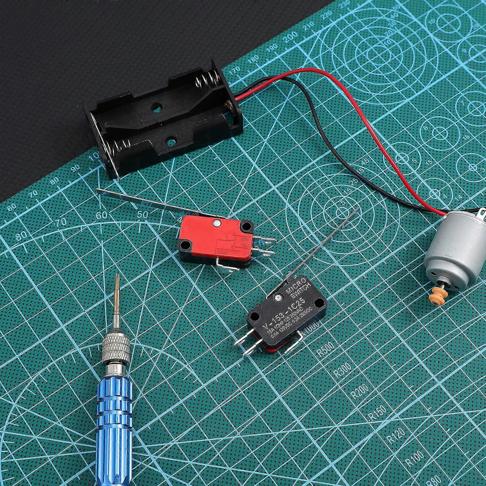 6 Pcs Limit Switches Waterproof Momentary Push Button Switch 2 Long ...