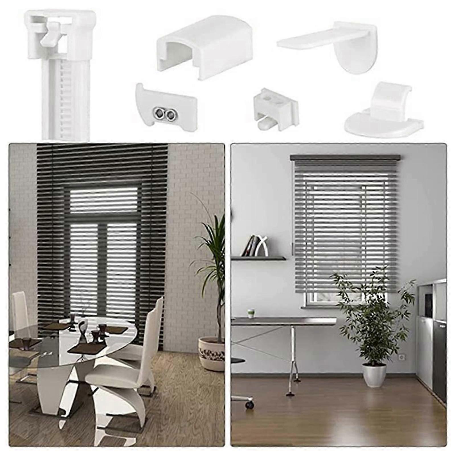 2 Sets 20mm Pleated Blind Replacement Parts Set Clamp Support ...