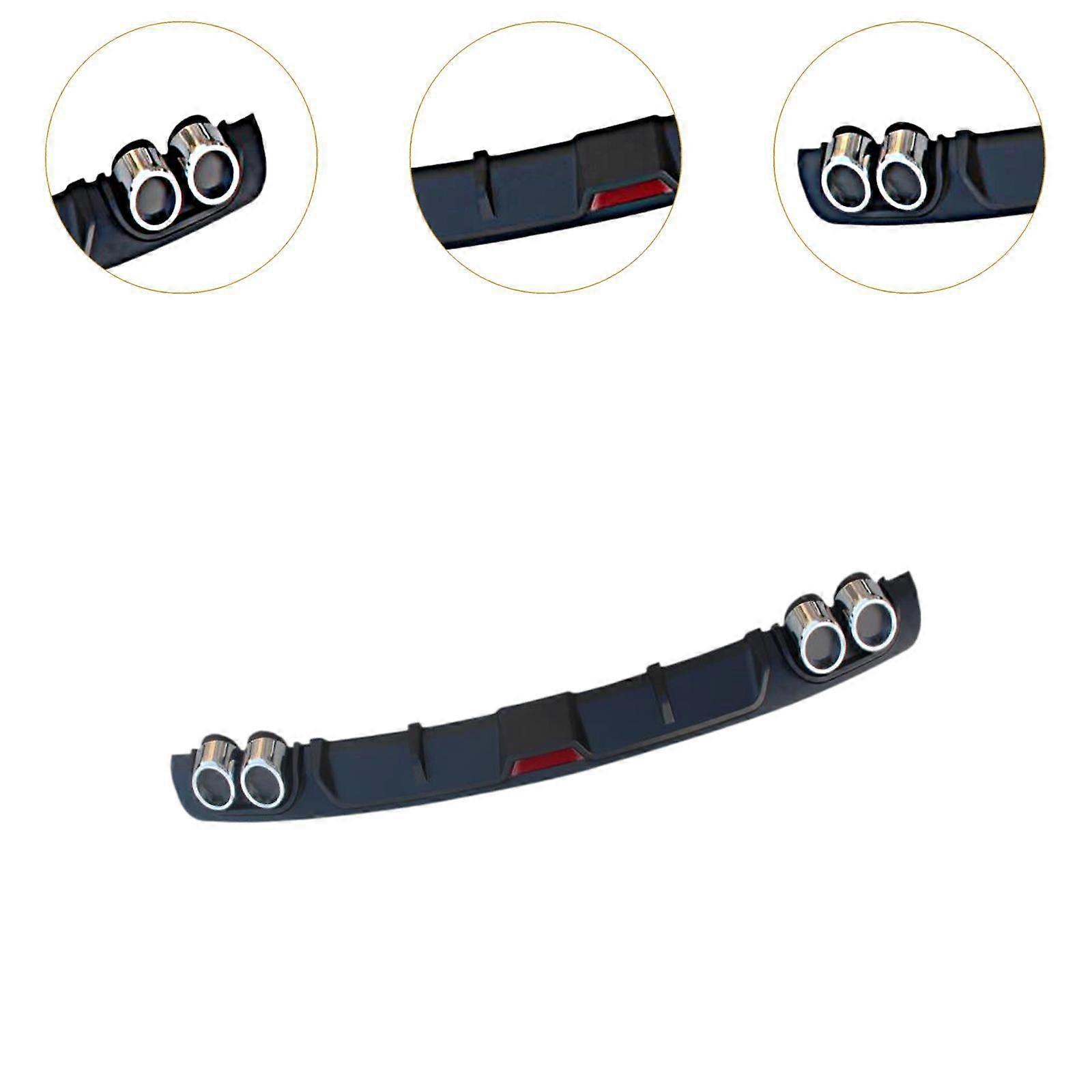 Generic Rear Lower Bumper Spoiler High Performance Rear Lip Diffuser ...