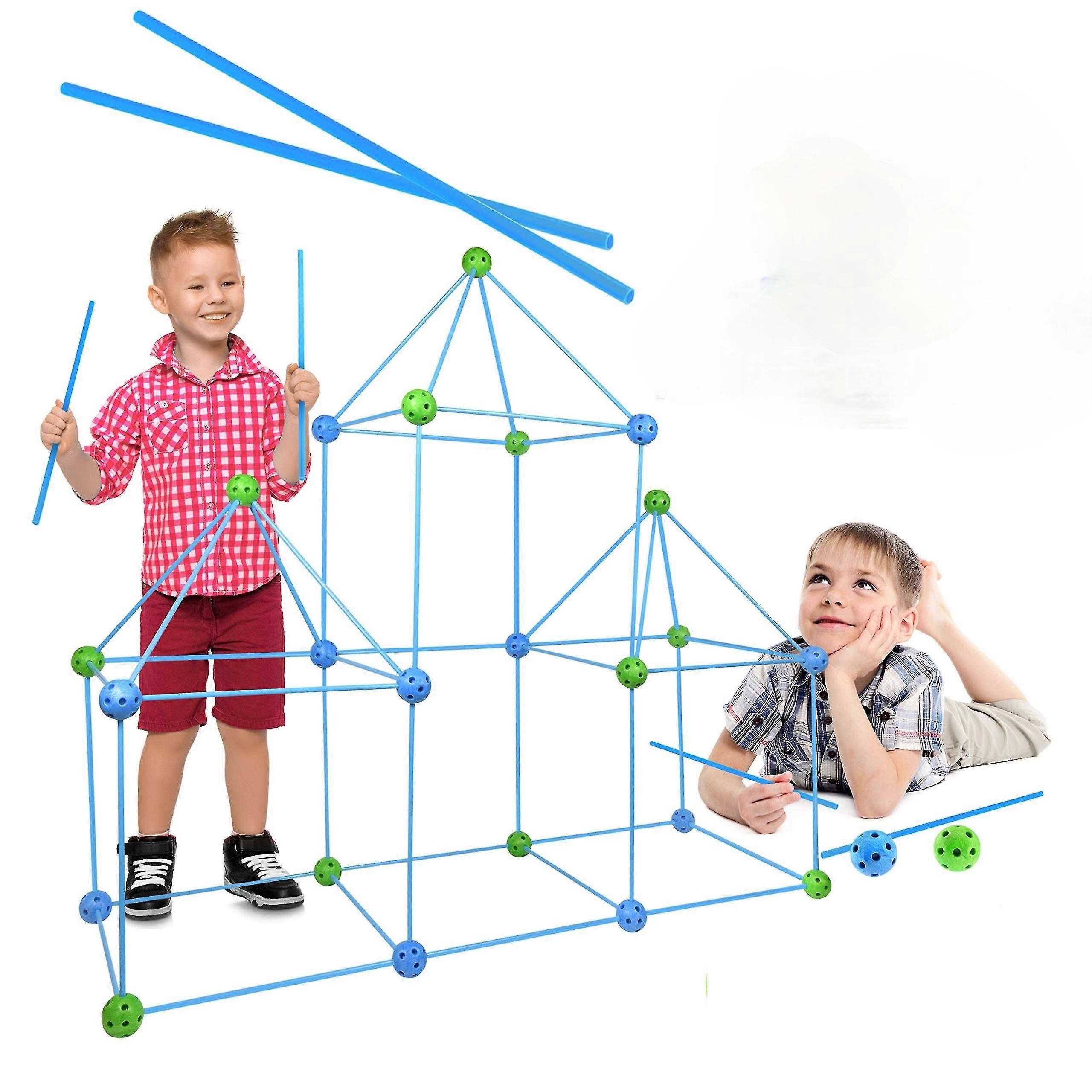 DIY Construction Fort Building Kits for Kids Building Fortress Building ...