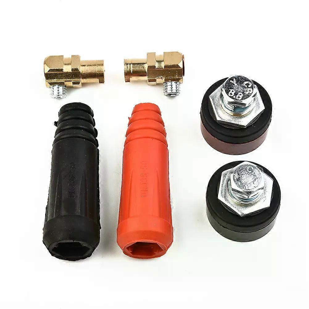 4pcs TIG Welding Cable Panel Male Connector Plug Welder Quick Fitting ...