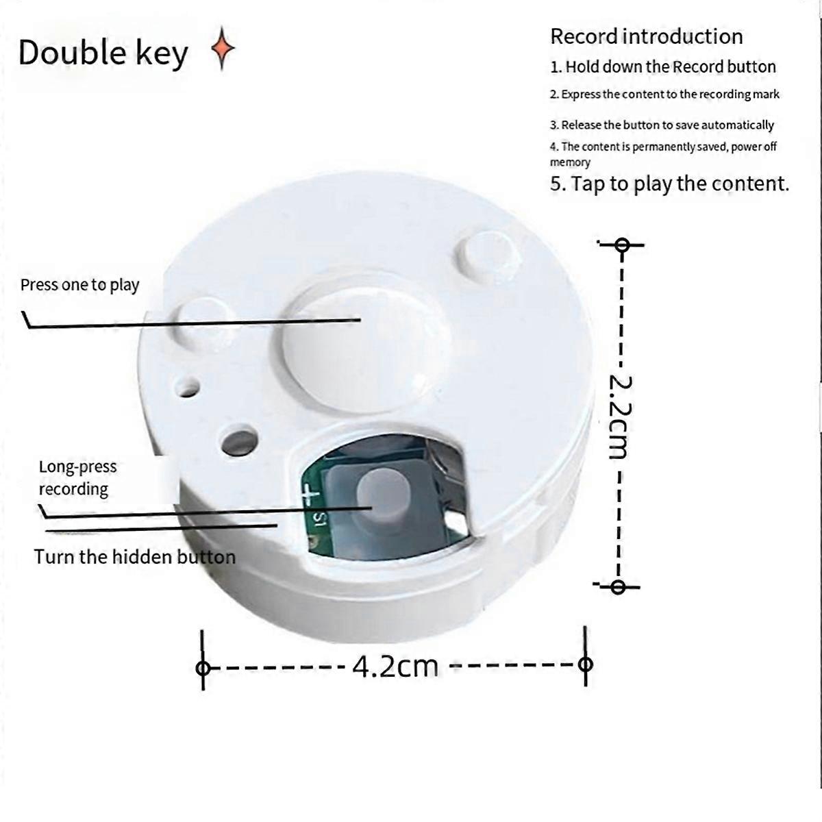 60 Seconds Stuffed Bear Voice Box Voice Recorder Device DIY Custom ...