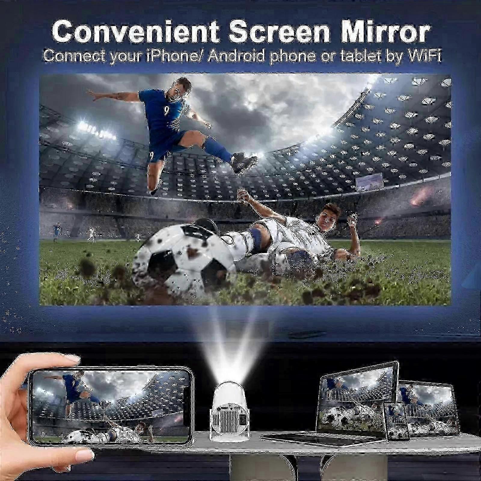 2025 New 5G 4K Projector Smart HD LED WiFi Bluetooth HDMI. USB Android ...