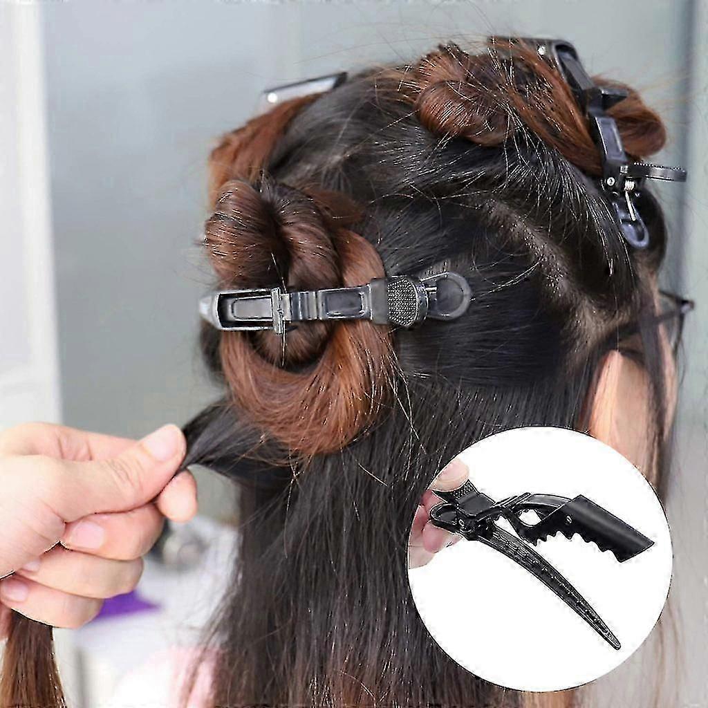 12pcs Alligator Hair Clips Hair Cutting Women Professional Salon ...