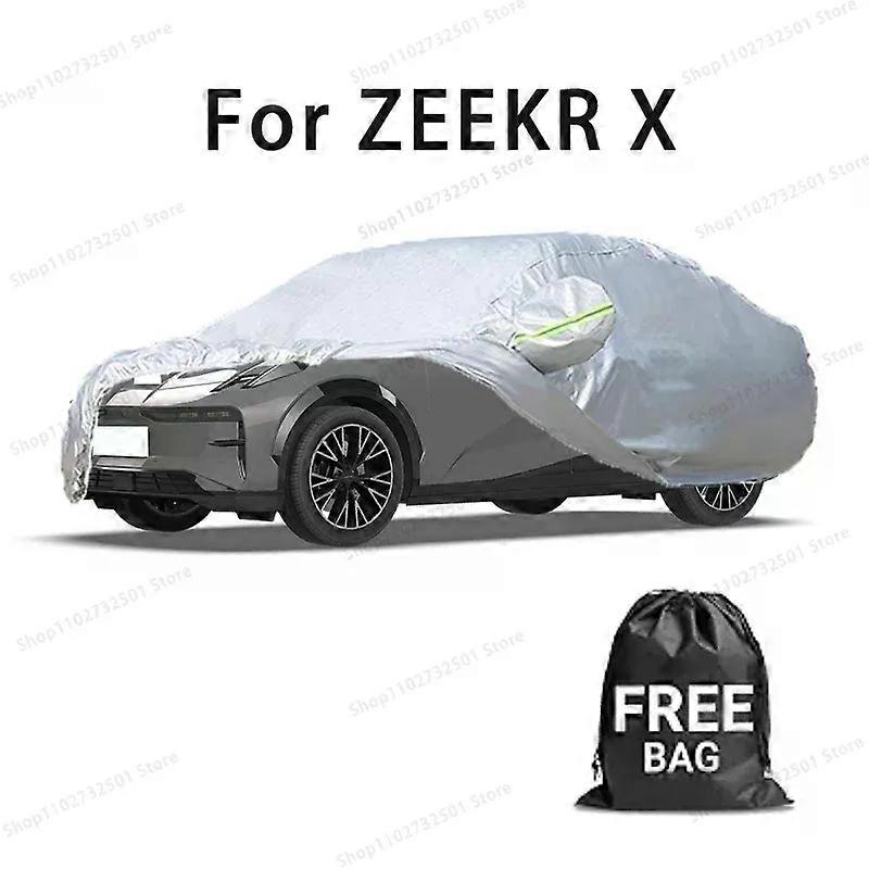 Car cover For ZEEKR X Full cover Waterproof sun protection cover ...